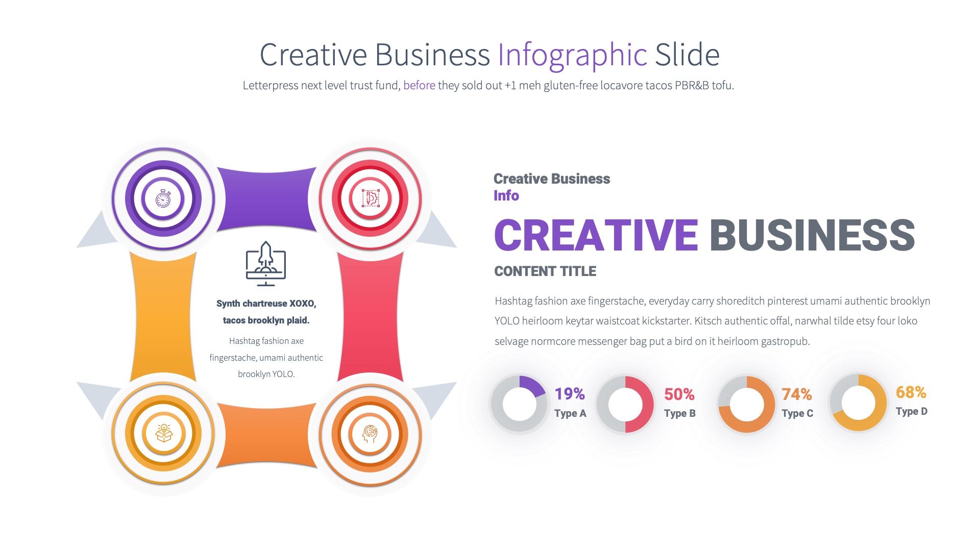 Creative Business - PowerPoint Infographics Slides, Presentation Templates