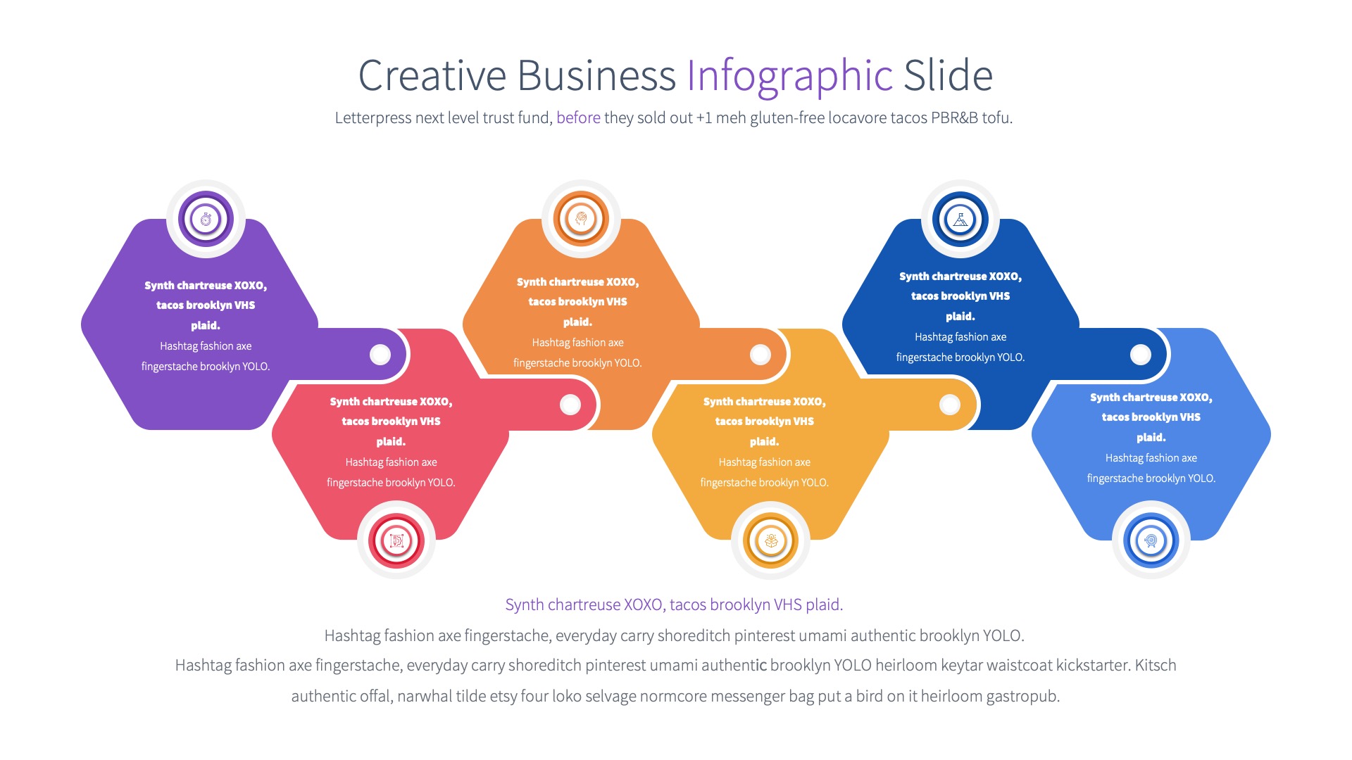 Creative Business - PowerPoint Infographics Slides, Presentation Templates