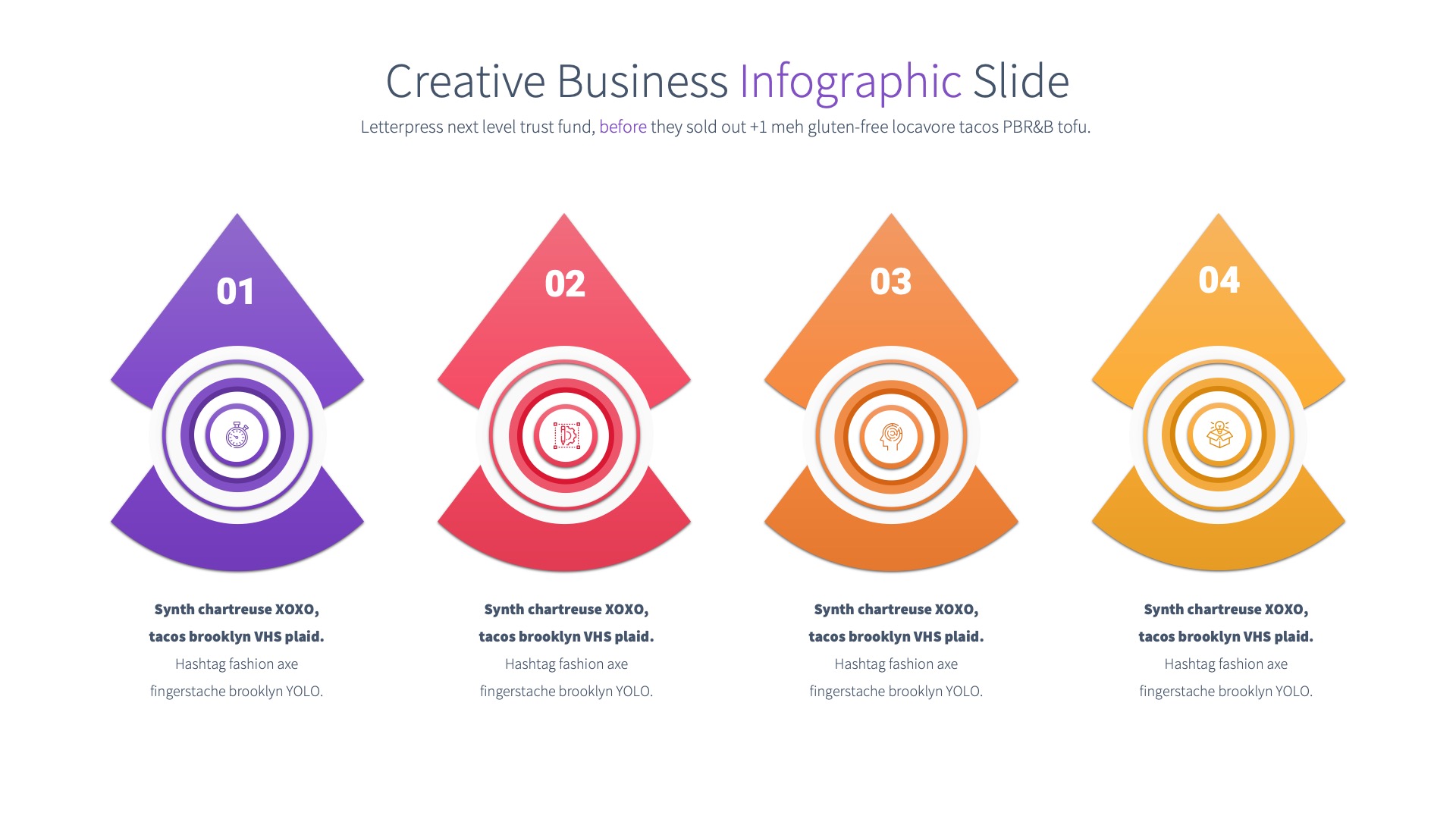 Creative Business - PowerPoint Infographics Slides, Presentation Templates