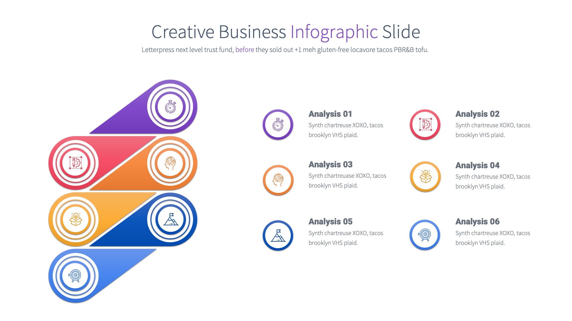 Creative Business - PowerPoint Infographics Slides, Presentation Templates