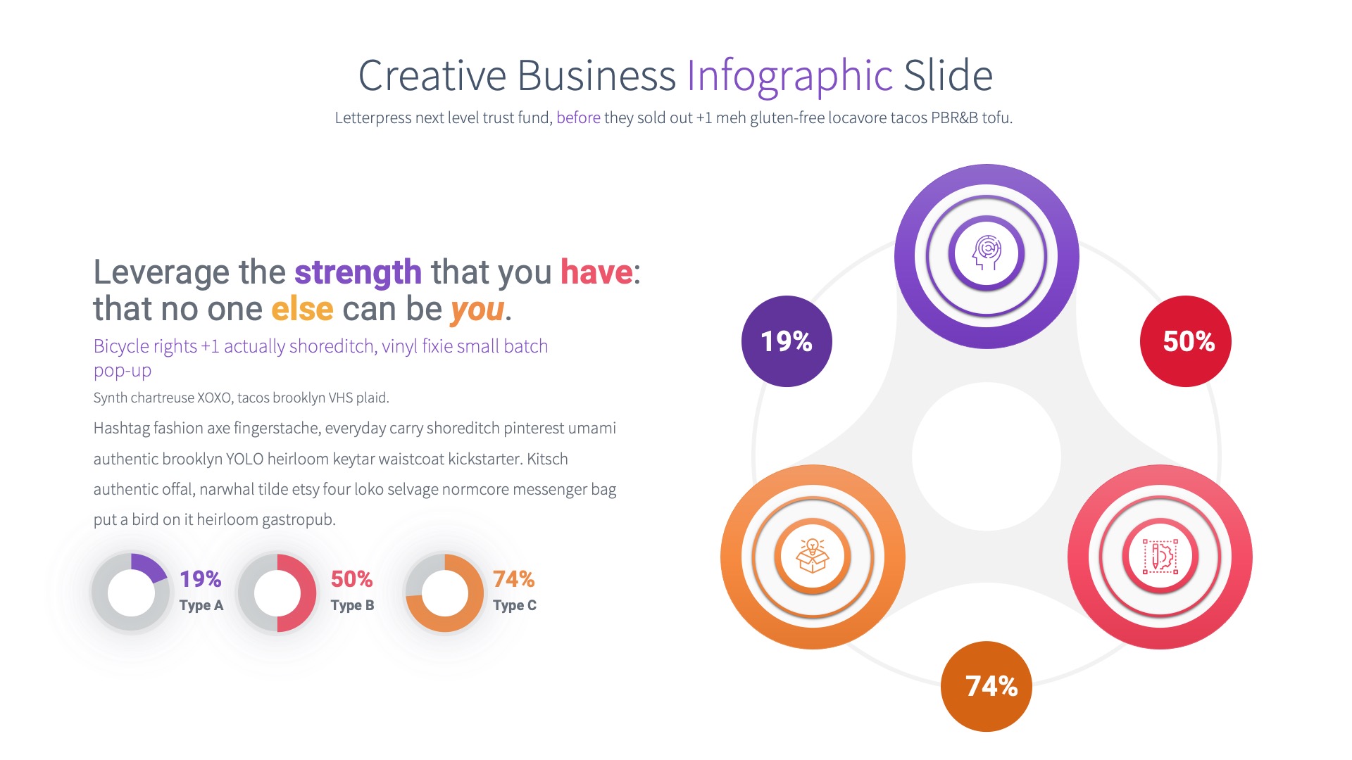 Creative Business - PowerPoint Infographics Slides, Presentation Templates