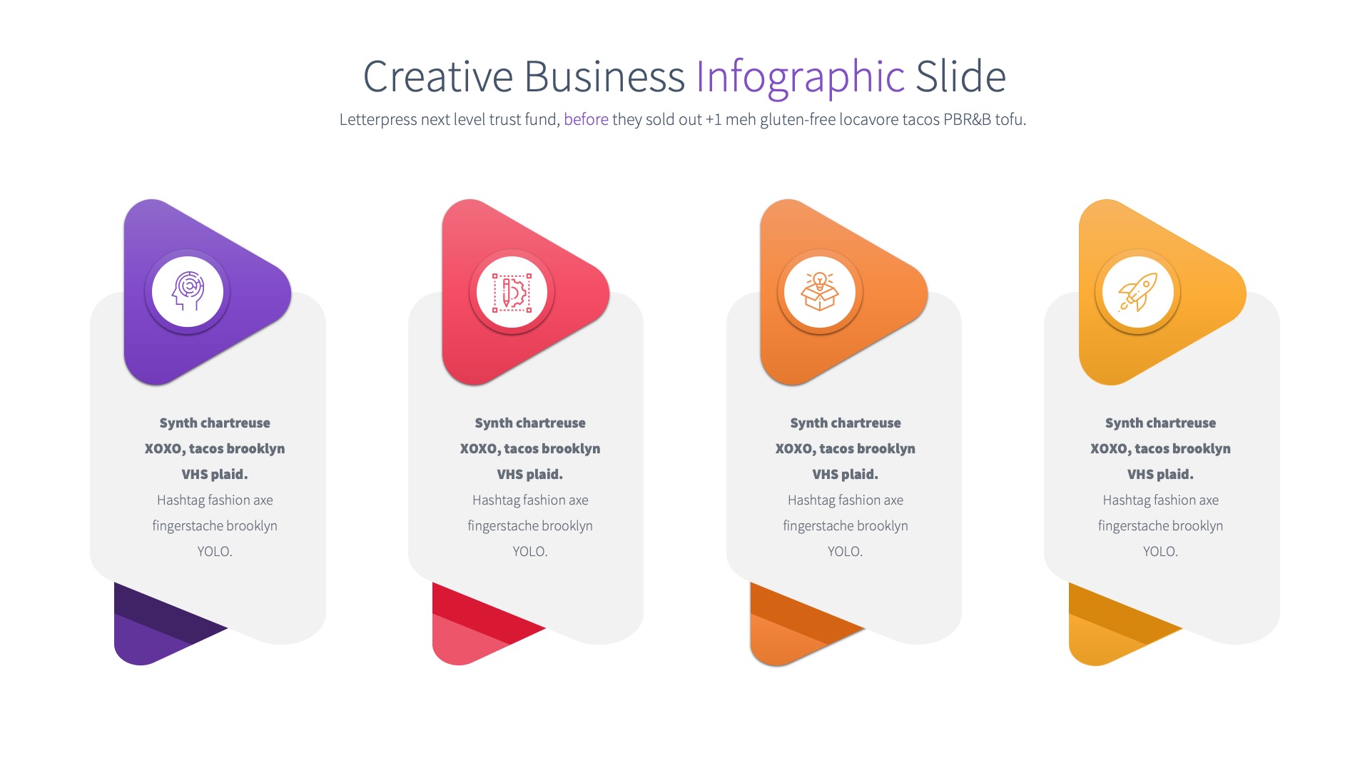 Creative Business - PowerPoint Infographics Slides, Presentation Templates