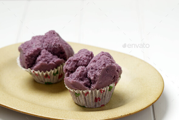 Kue Mangkok or Chinese Fa Gao Known as Fortune Cake Stock Photo by ...