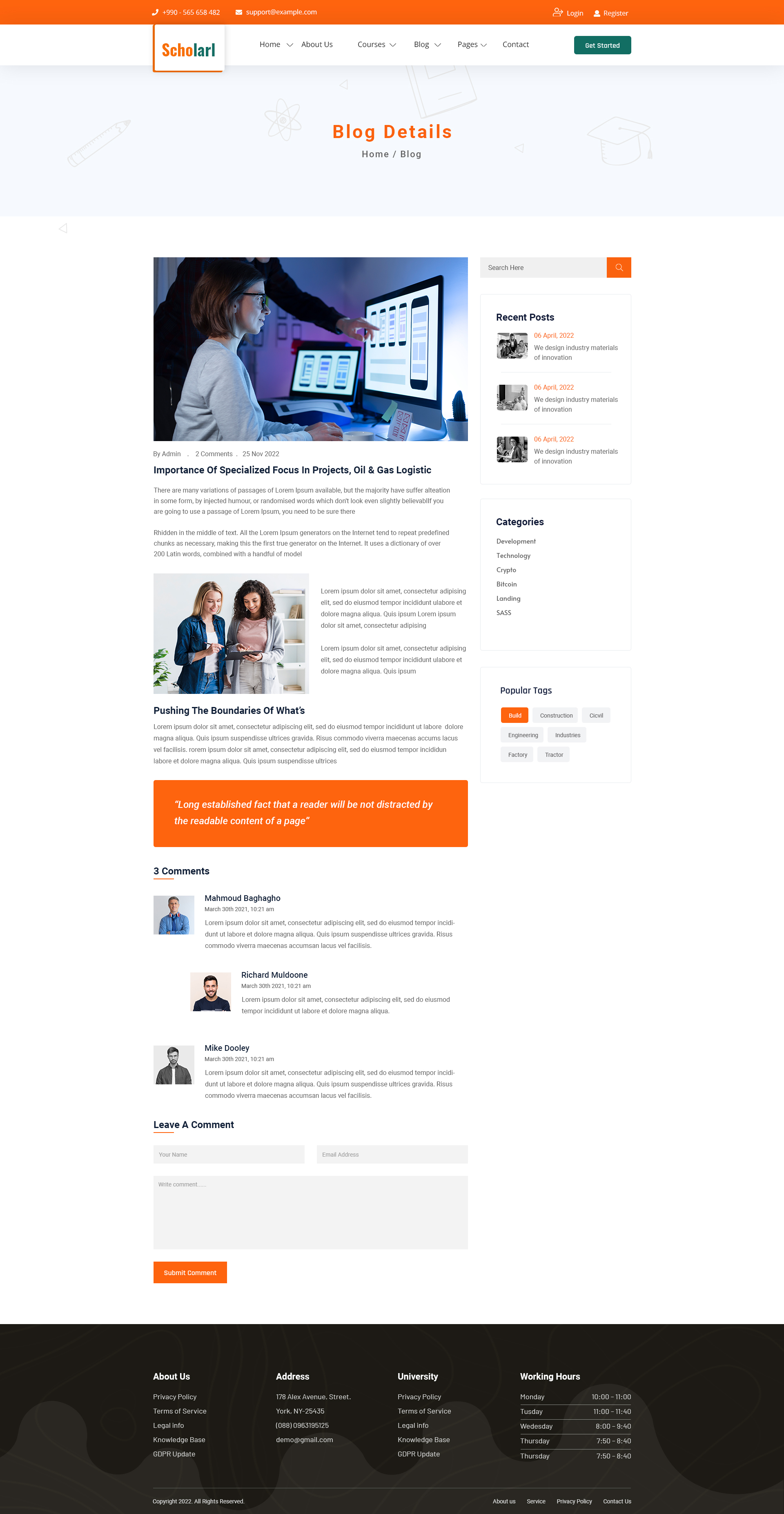 Scholarl-Online Learning Education PSD Template by Codebasket | ThemeForest