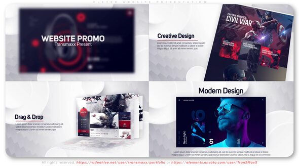 Clever Website Presentation, After Effects Project Files | VideoHive