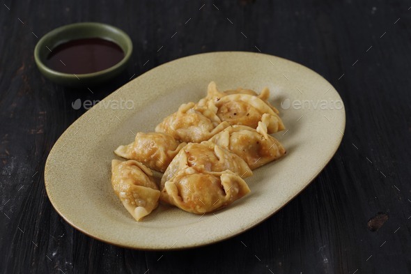Korean Fried Mandu Dumpling Stock Photo by ikadapurhangus | PhotoDune