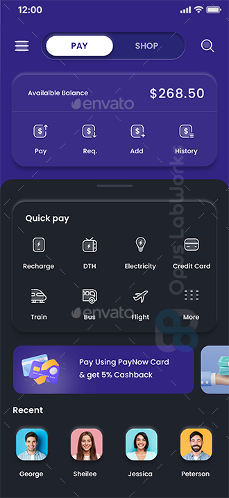 Online Bill Payment App UI Kit | Recharge App UI Kit | Booking App UI ...
