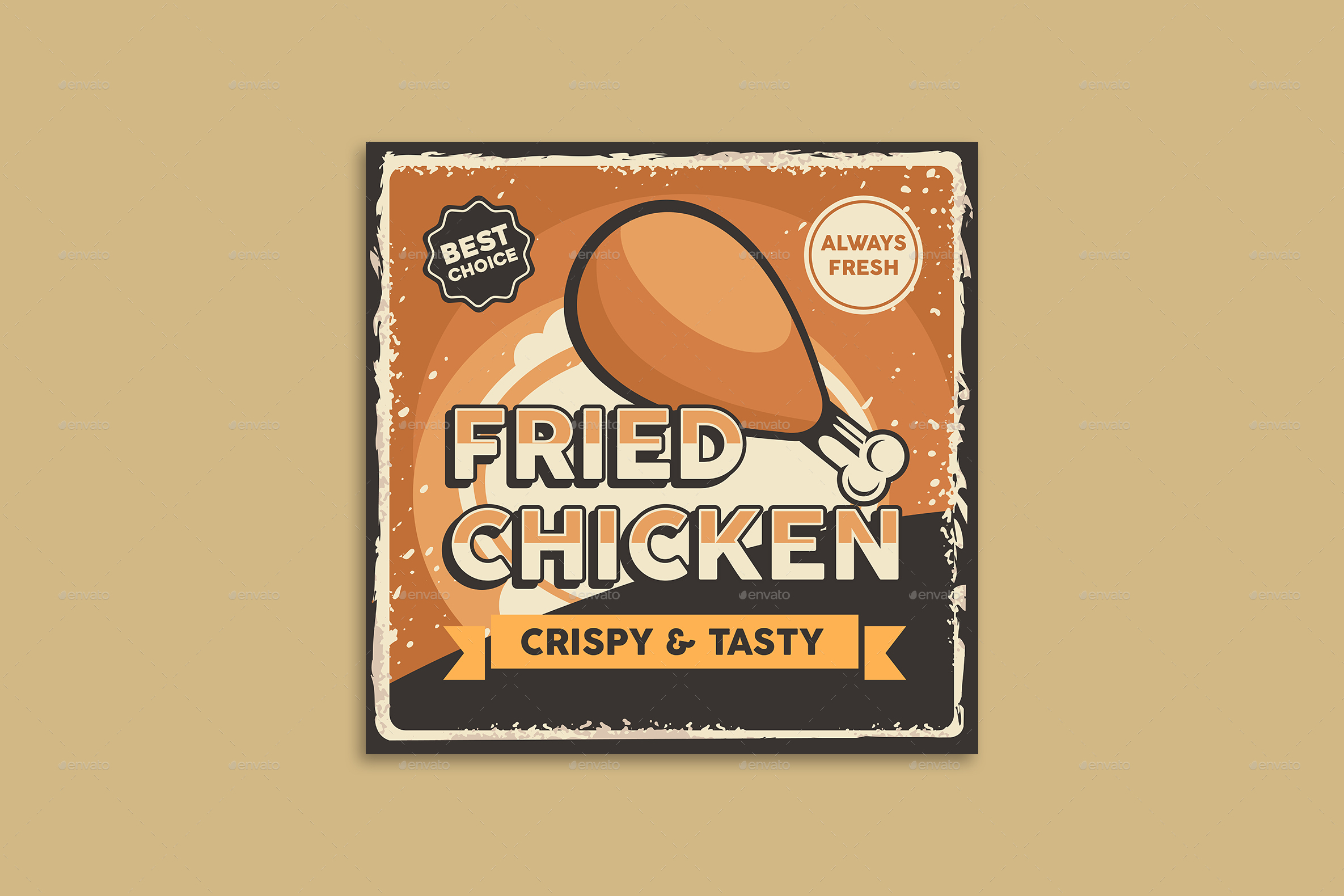 5 Vector Images of Retro Chicken Farm Poster, Vectors | GraphicRiver