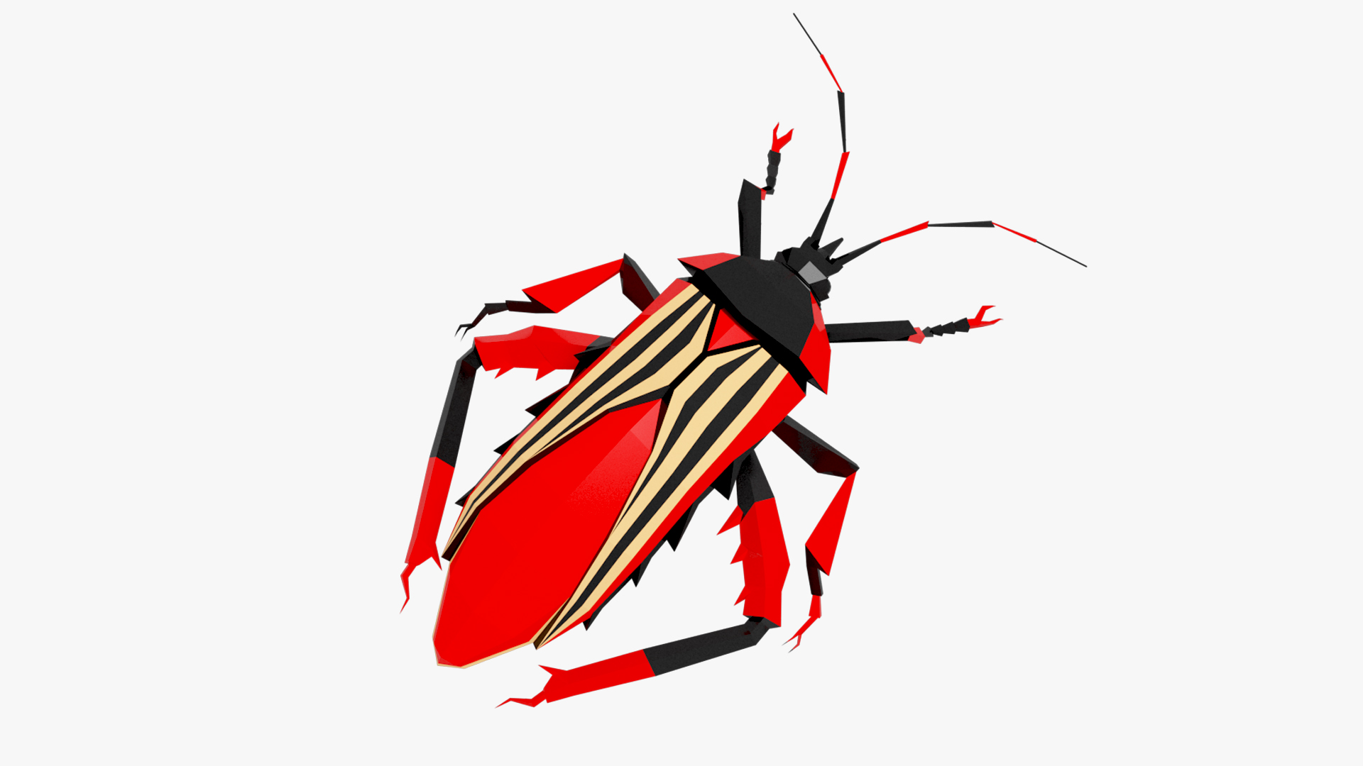 Bug low poly by coc3d | 3DOcean