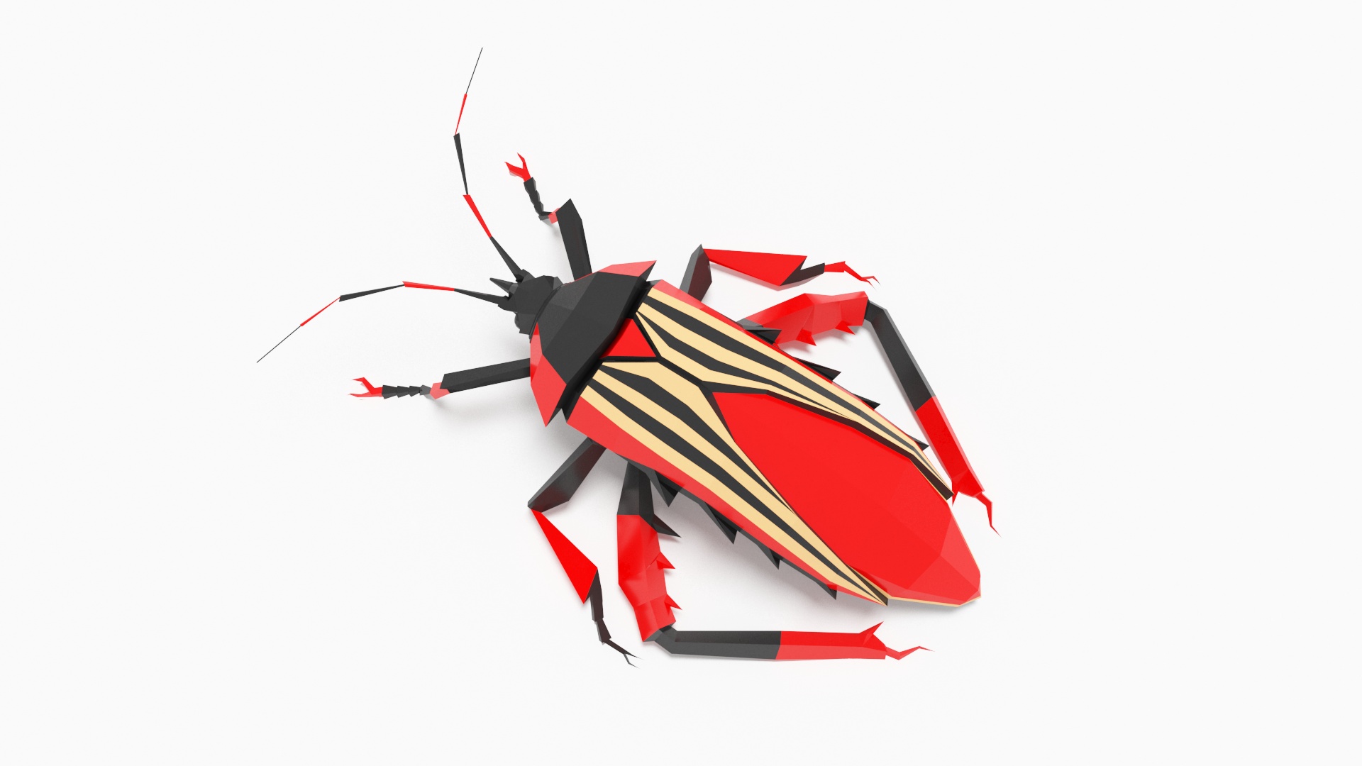 Bug low poly by coc3d | 3DOcean