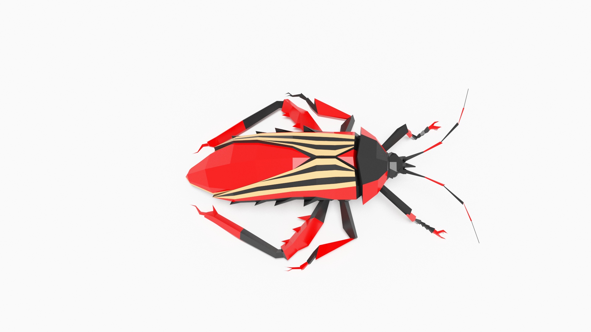 Bug low poly by coc3d | 3DOcean
