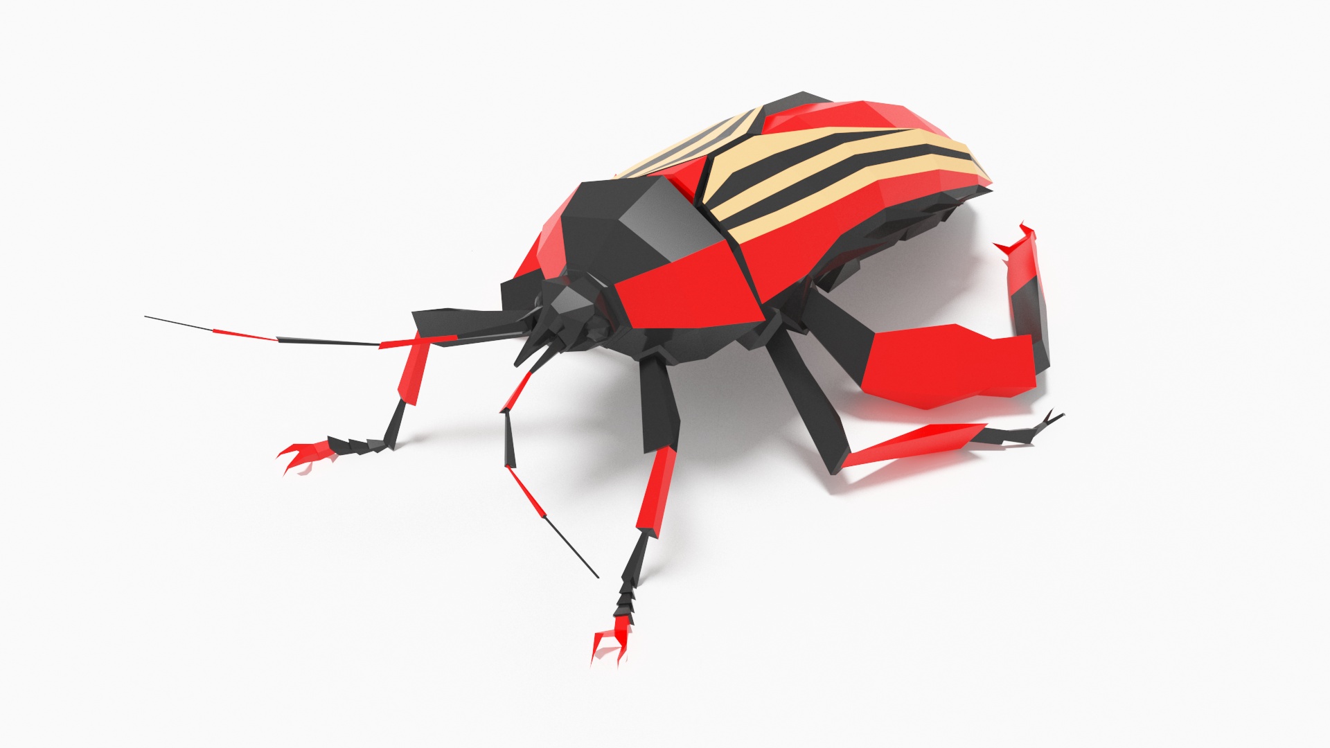 Bug low poly by coc3d | 3DOcean
