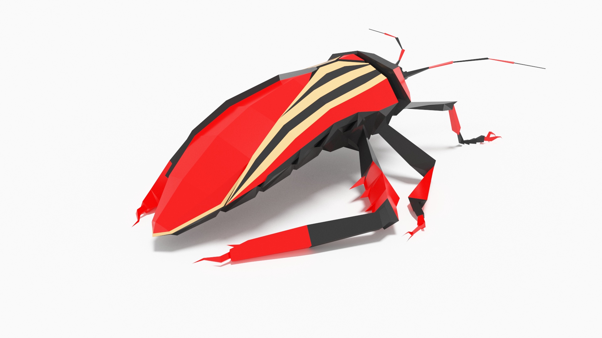 Bug low poly by coc3d | 3DOcean
