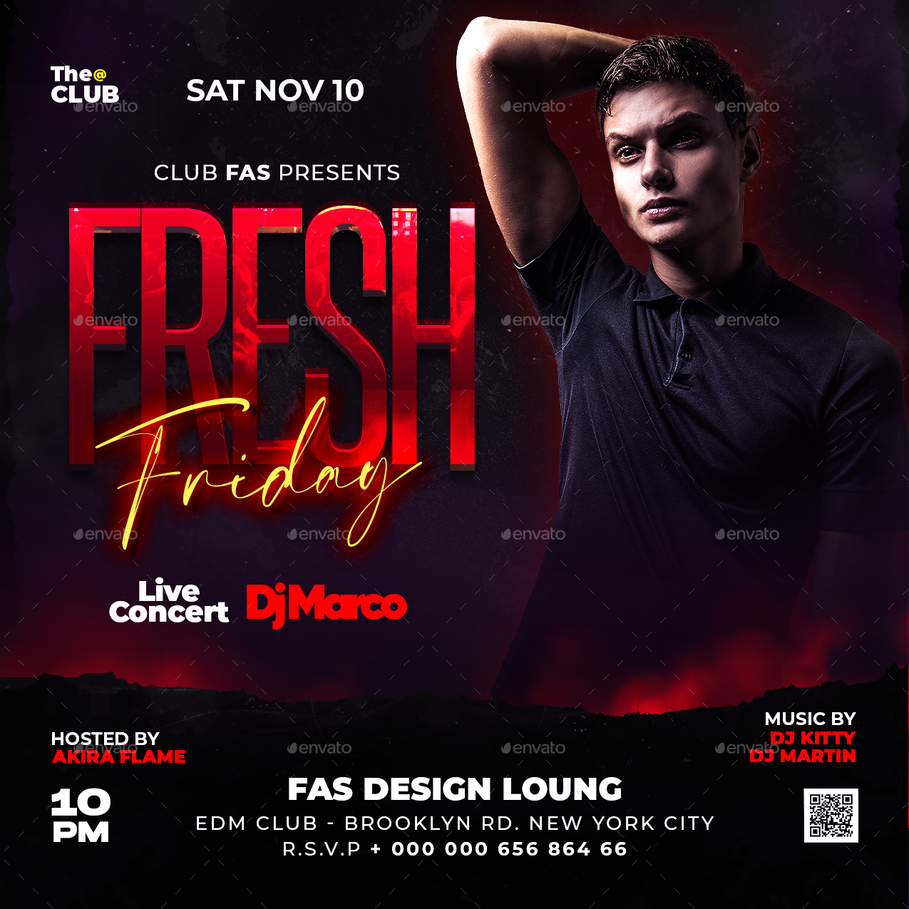 Night Party Flyer, Print Templates | GraphicRiver