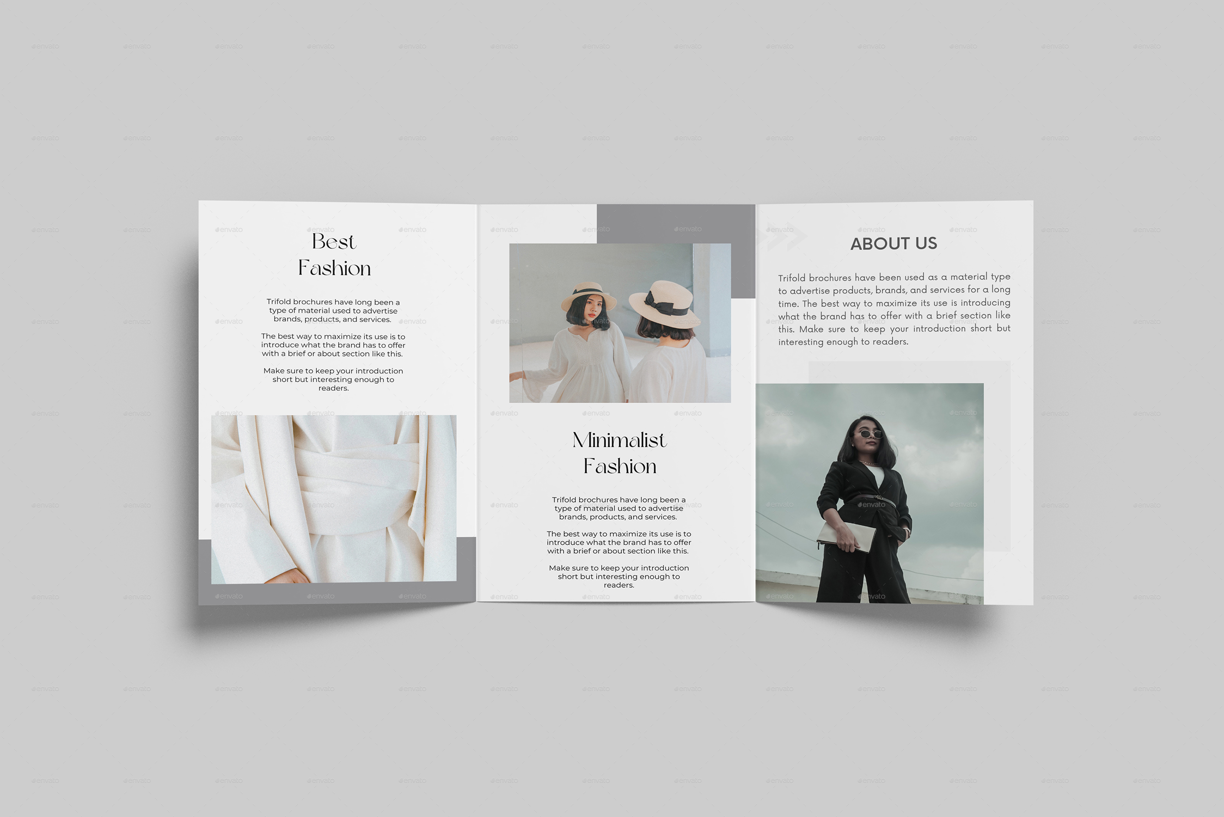 A5 Trifold Brochure Mockup, Graphics | GraphicRiver