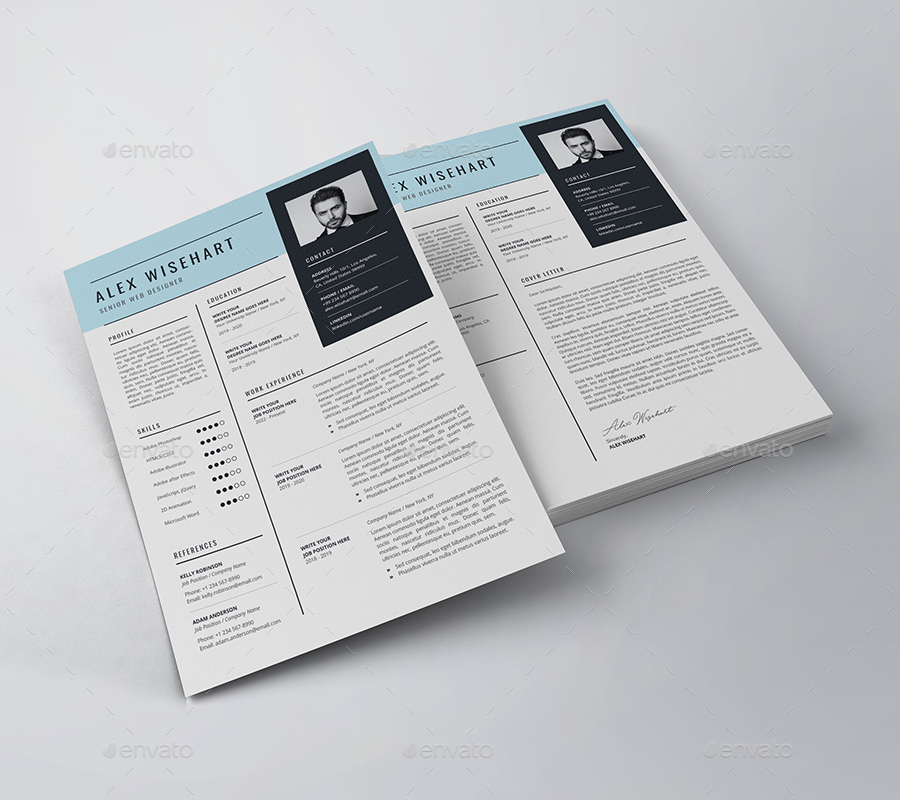 Resume/CV, Print Templates | GraphicRiver