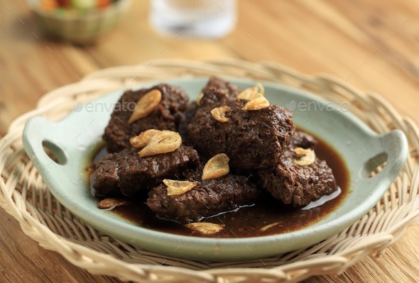 Semur Daging Malbi, Indonesian Beef Stew Stock Photo by ikadapurhangus