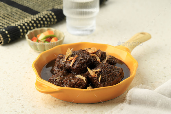 Semur Daging Malbi, Indonesian Beef Stew Stock Photo by ikadapurhangus
