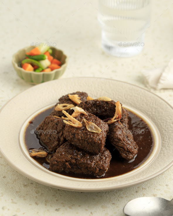 Semur Daging Malbi, Indonesian Beef Stew Stock Photo by ikadapurhangus