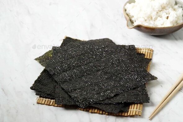 Toasted Japanese Nori Laver Stock Photo by ikadapurhangus | PhotoDune