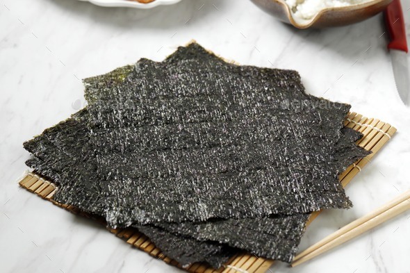 Toasted Japanese Nori Laver Stock Photo by ikadapurhangus | PhotoDune
