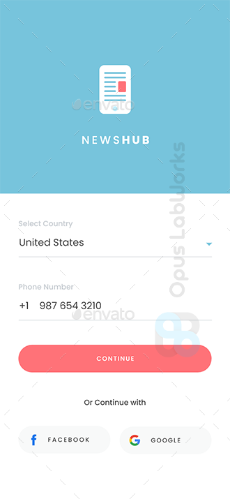 Online News App UI Kit | Blog App UI Kit | Magazine App UI Kit | News ...