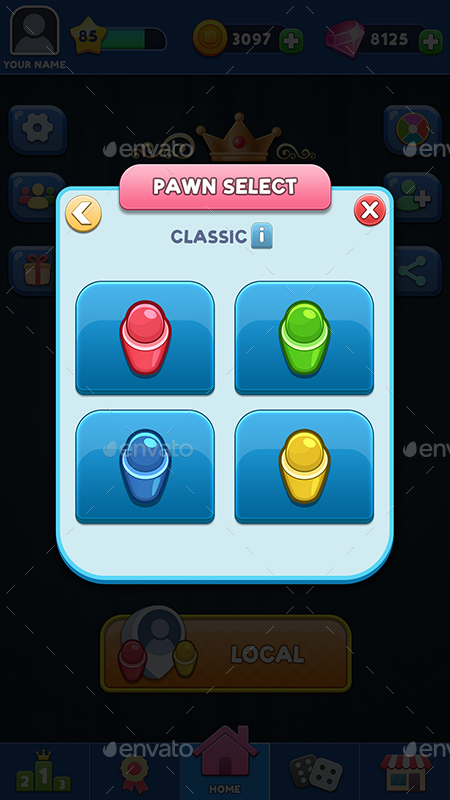 Ludo Game GUI Kit (Vol-3), Game Assets | GraphicRiver