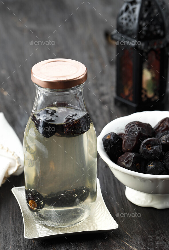 Nabeez, Kurma Nabeez, Dates Infused Water Stock Photo by ikadapurhangus