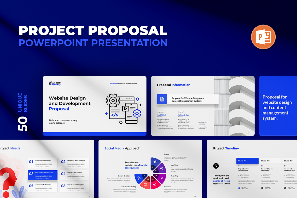Project Proposal Powerpoint Presentation by graficso | GraphicRiver