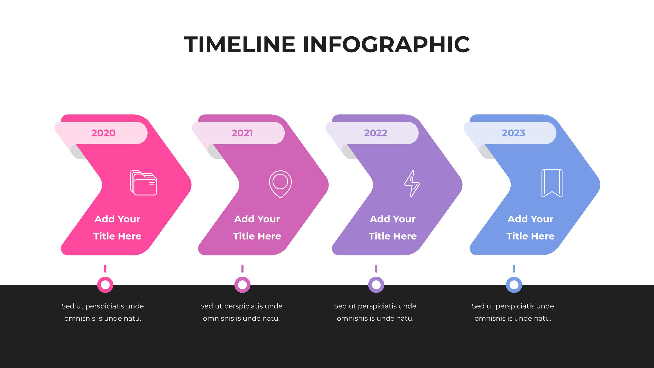Project Timeline Infographic Google Slides Library, Presentation Templates