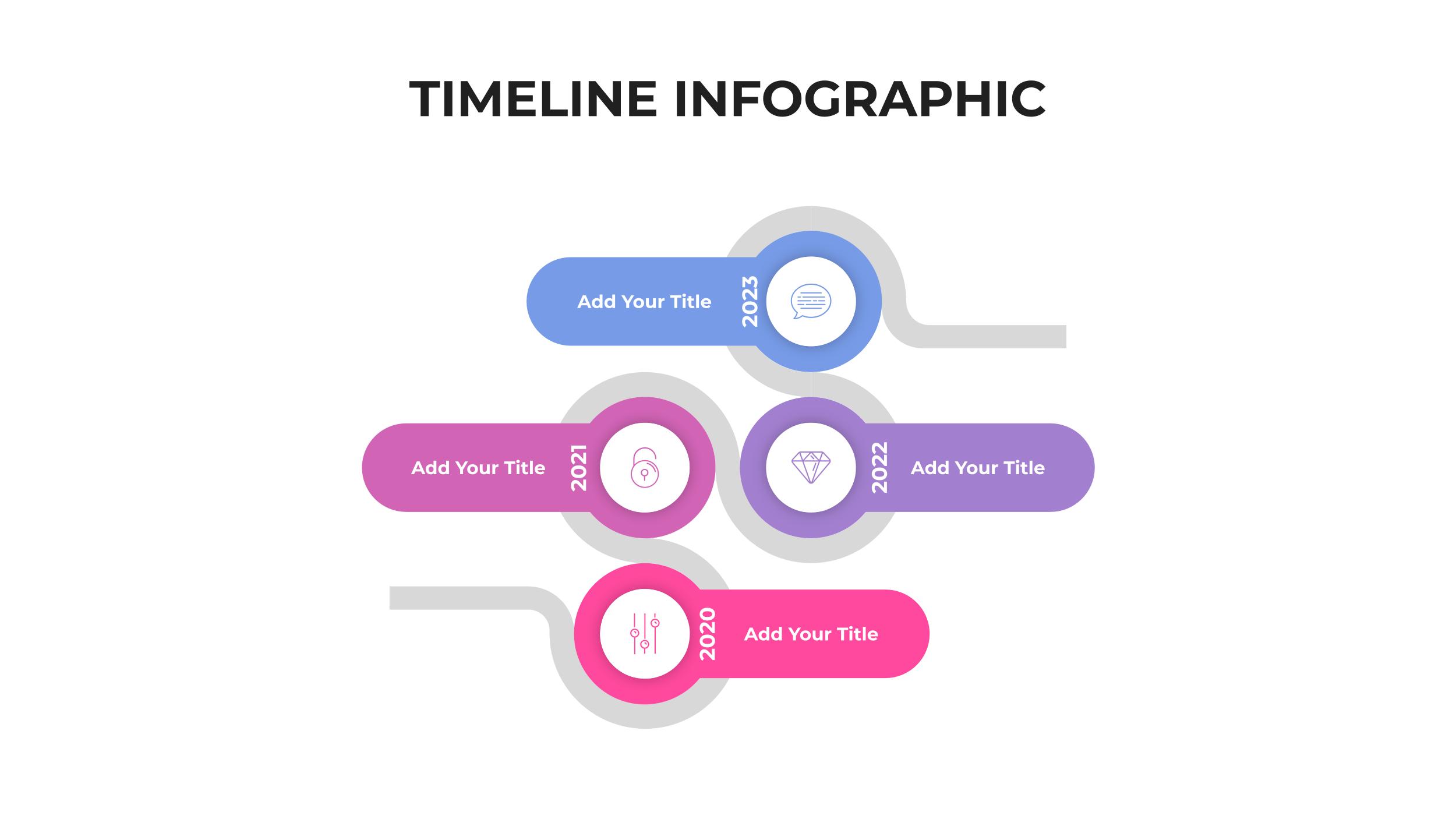 Project Timeline Infographic Google Slides Library, Presentation Templates