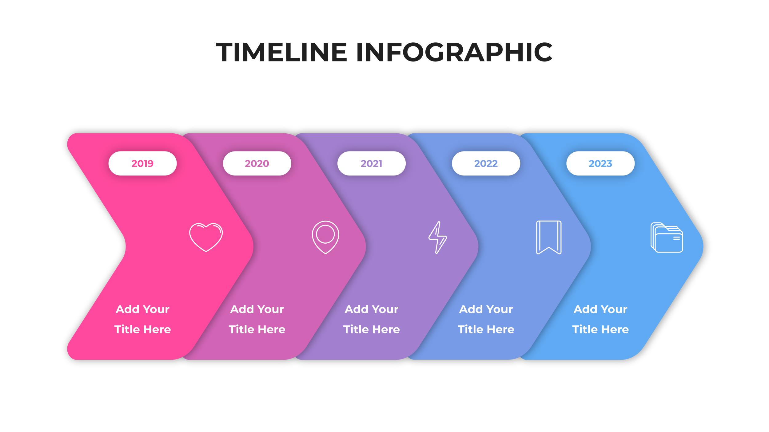 Project Timeline Infographic Google Slides Library, Presentation Templates