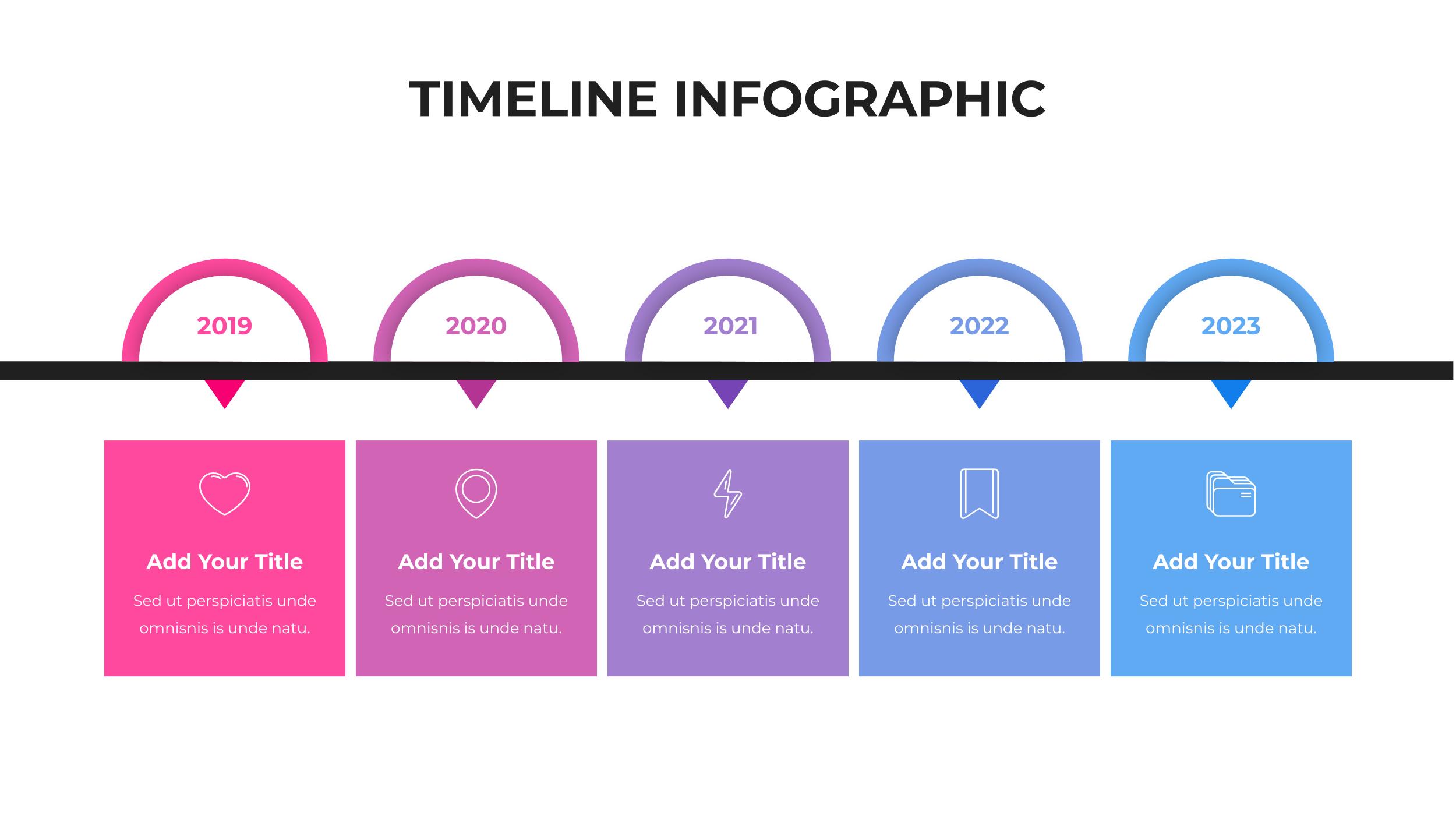Project Timeline Infographic Google Slides Library, Presentation Templates