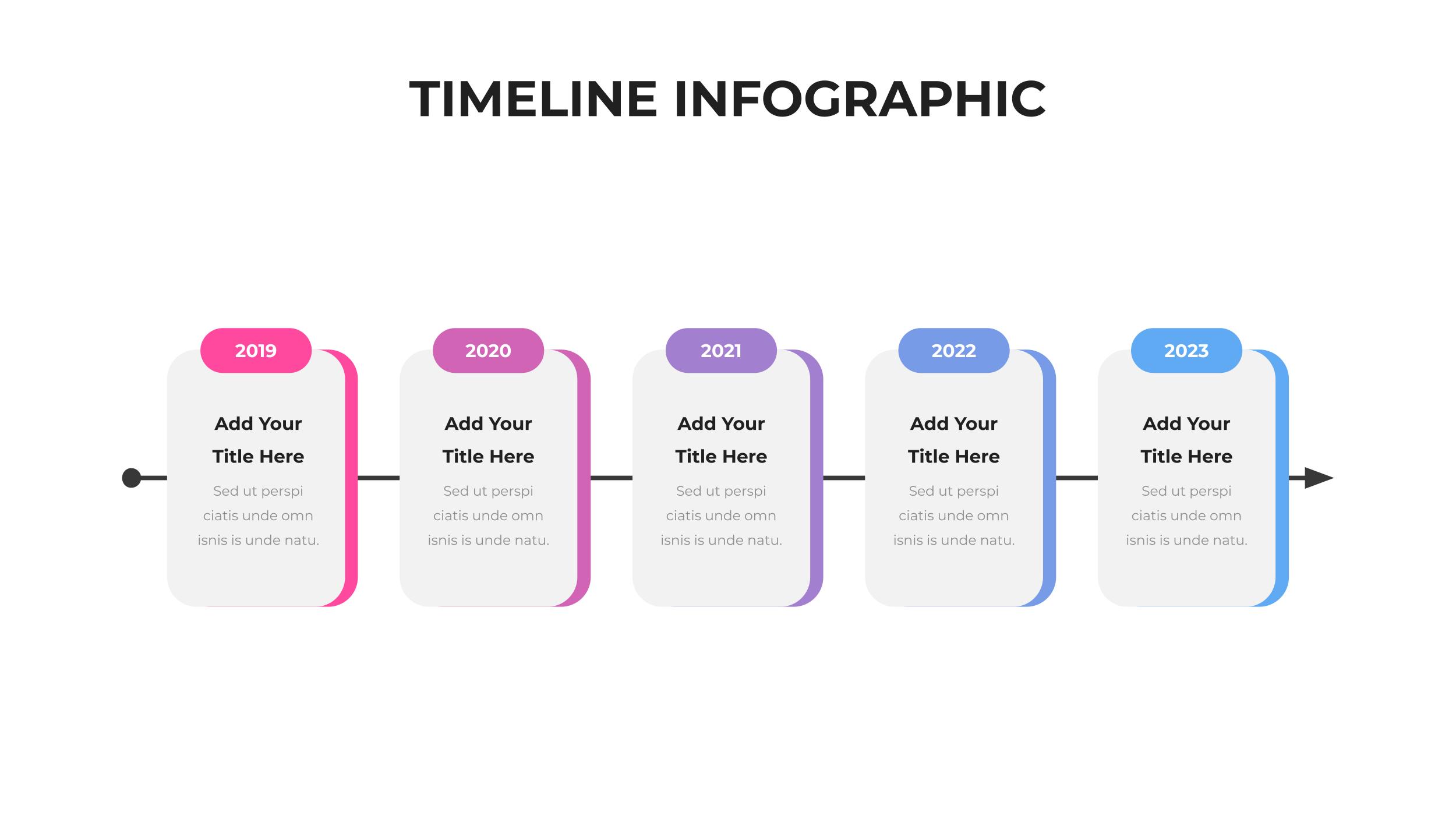 Project Timeline Infographic Google Slides Library, Presentation Templates