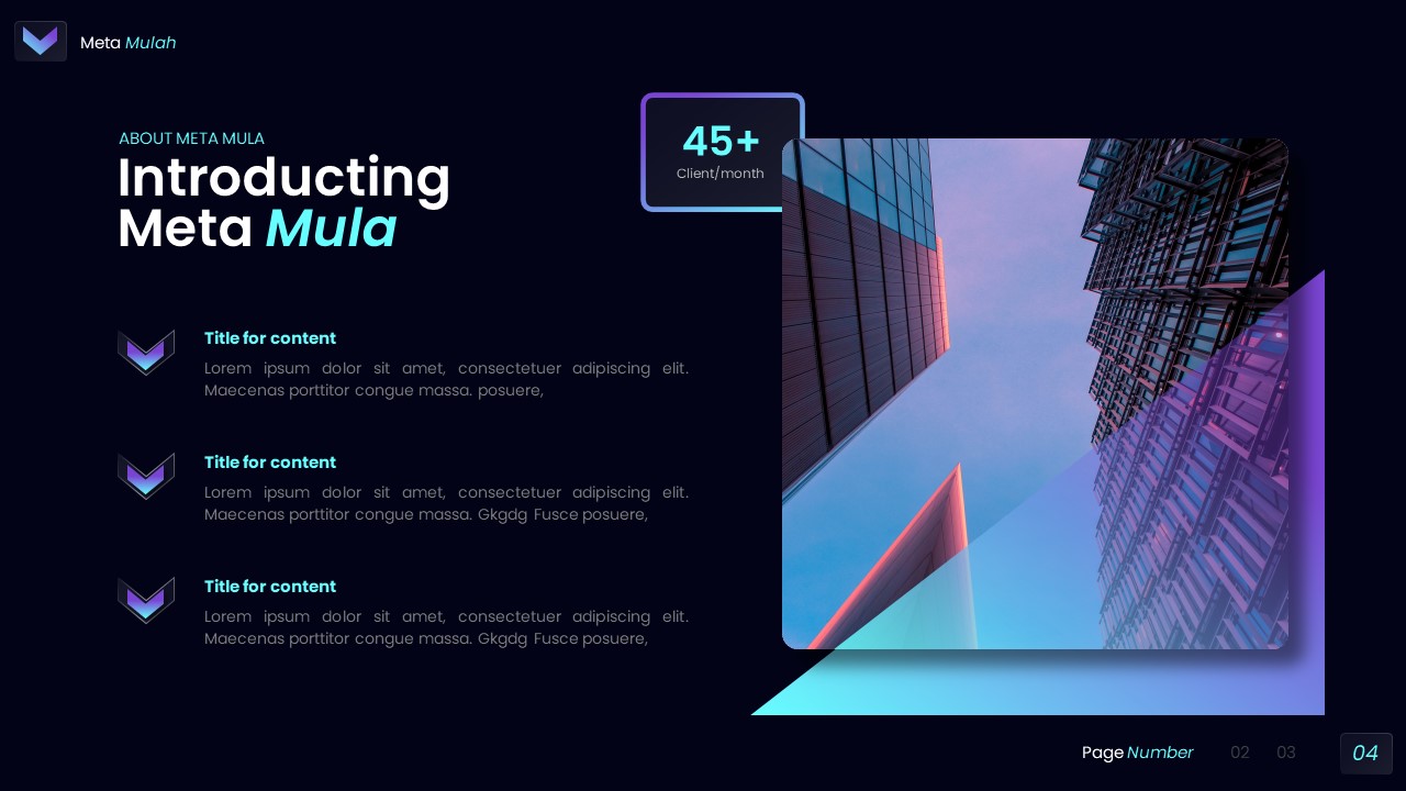 Meta Mulah-Creative Business Powerpoint Template, Presentation Templates