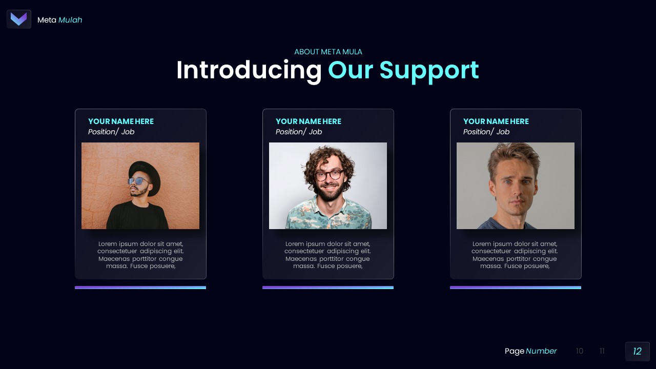 Meta Mulah-Creative Business Powerpoint Template, Presentation Templates