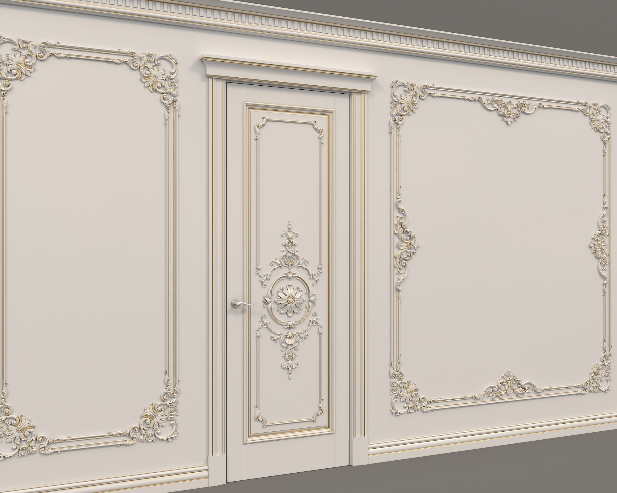 European Style Interior Wall Decoration 10 by nhattuankts | 3DOcean