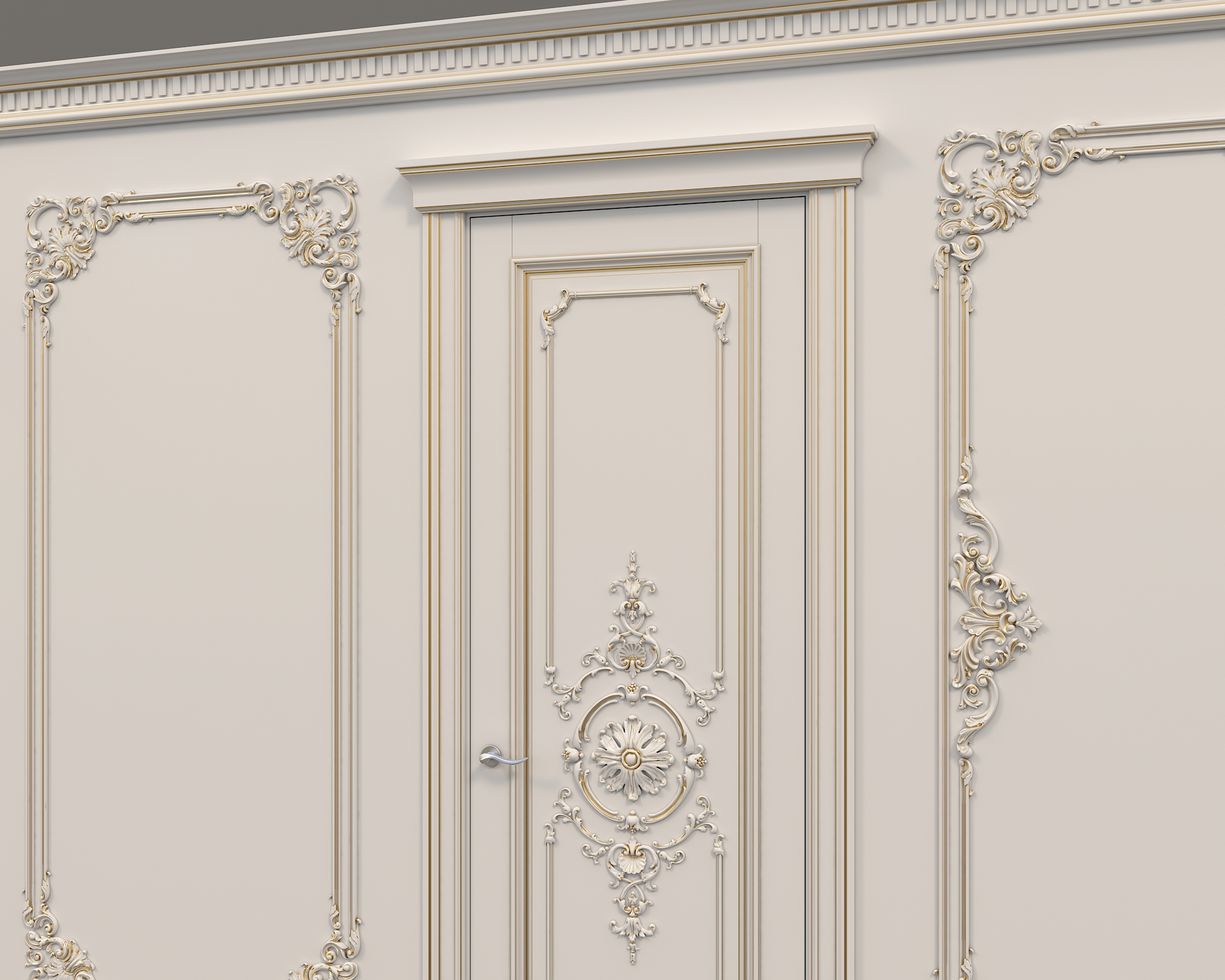 European Style Interior Wall Decoration 10 by nhattuankts | 3DOcean