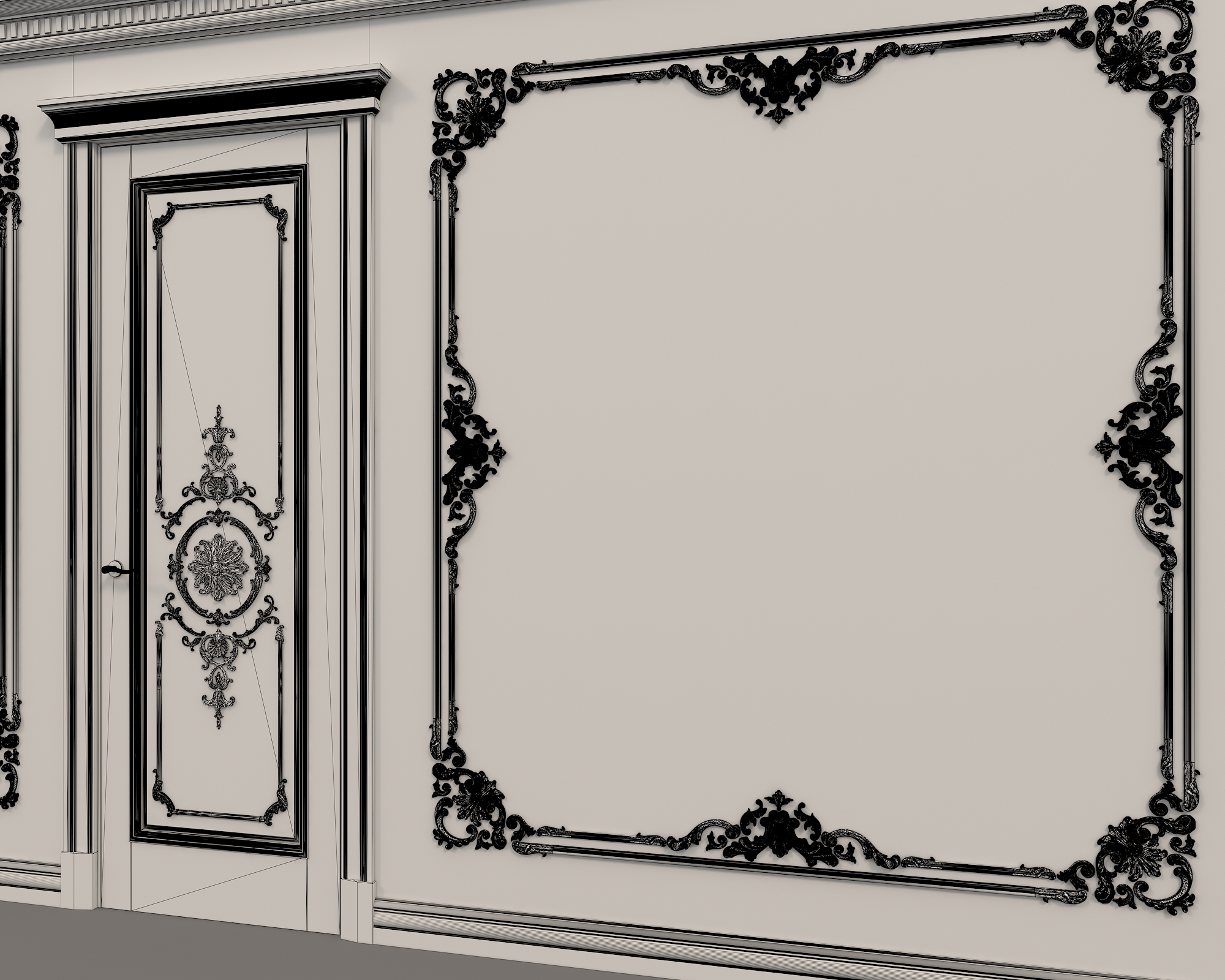 European Style Interior Wall Decoration 10 by nhattuankts | 3DOcean