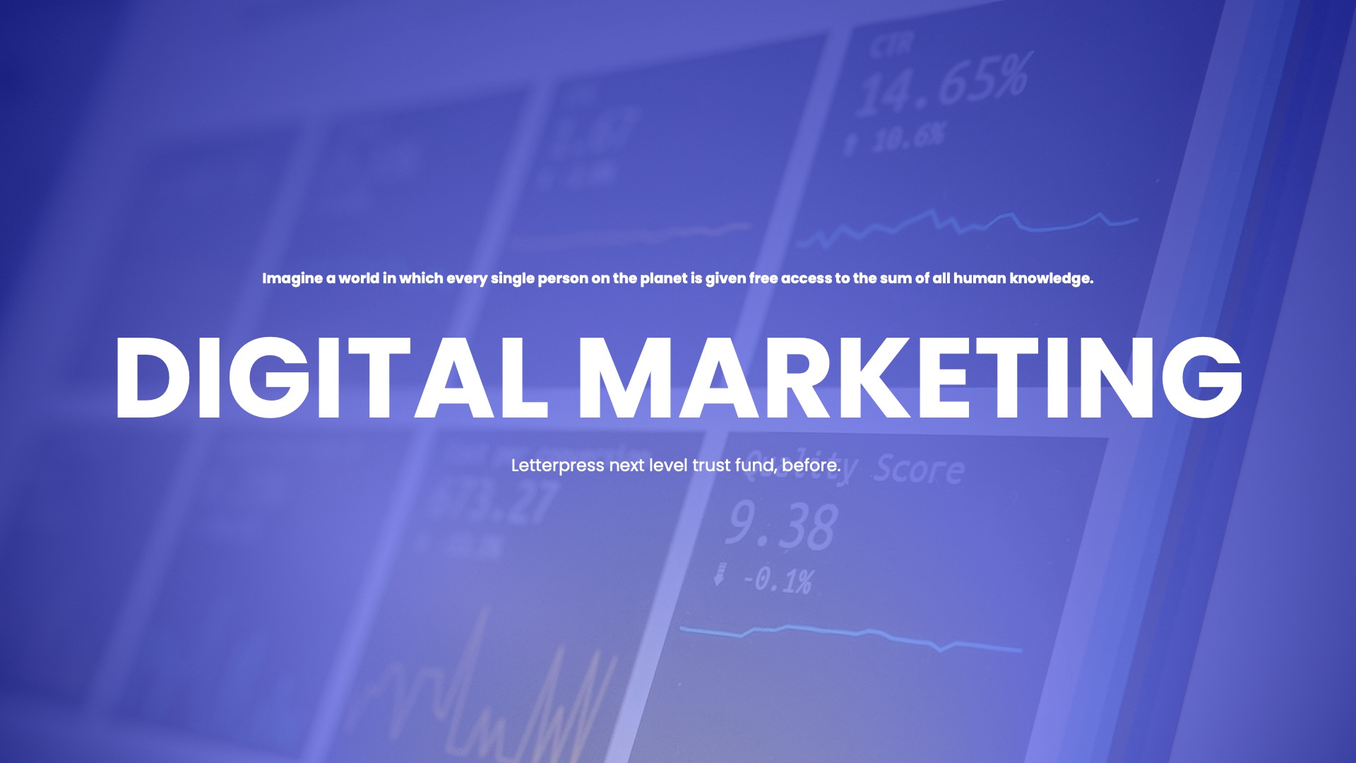 Digital Marketing - PowerPoint Infographics Slides, Presentation Templates