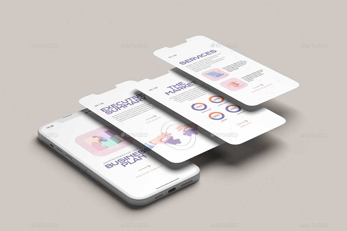 Phone Screen / UI / App Presentation Mockup, Graphics | GraphicRiver