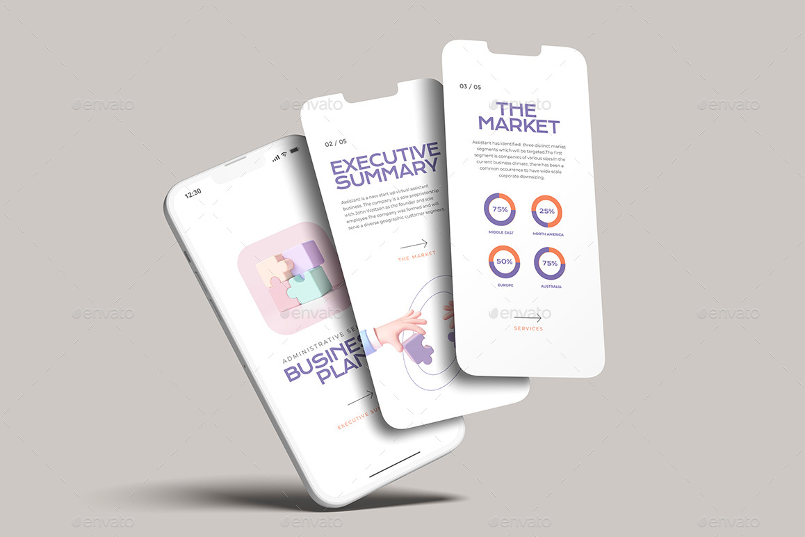 Phone Screen / UI / App Presentation Mockup, Graphics | GraphicRiver