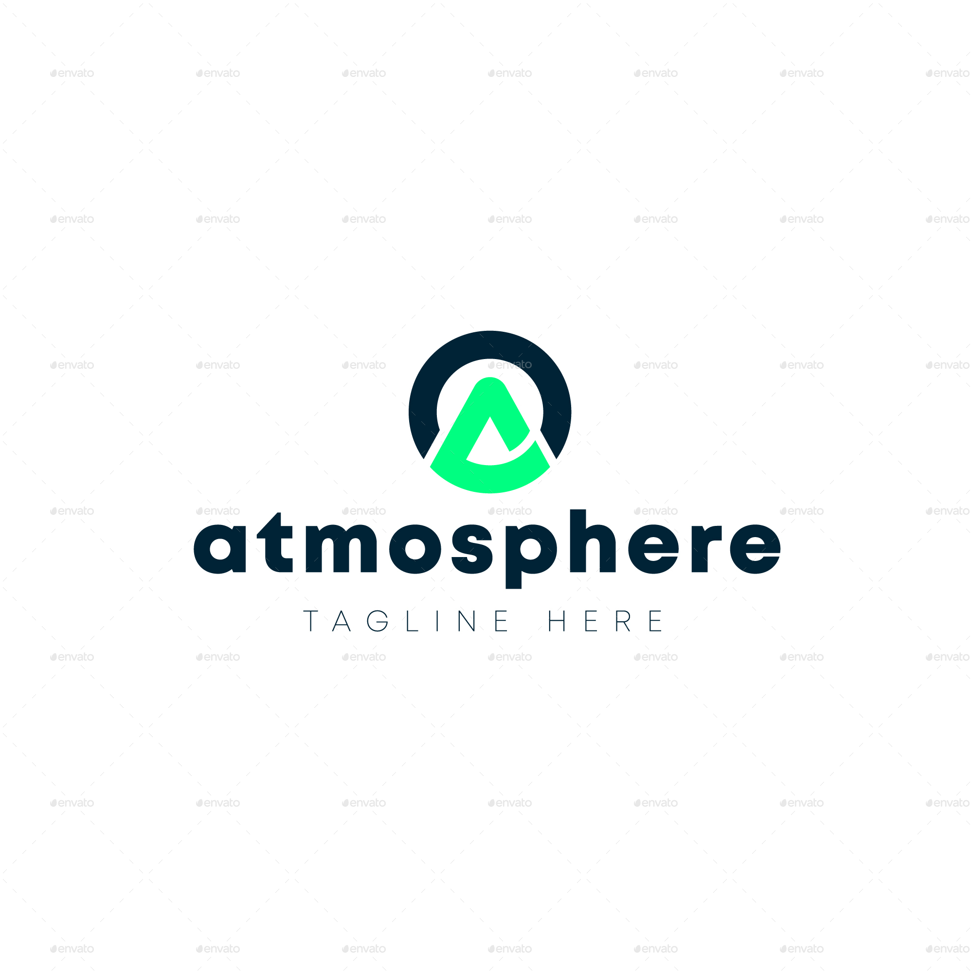 Atmosphere AO Letter Logo, Logo Templates | GraphicRiver