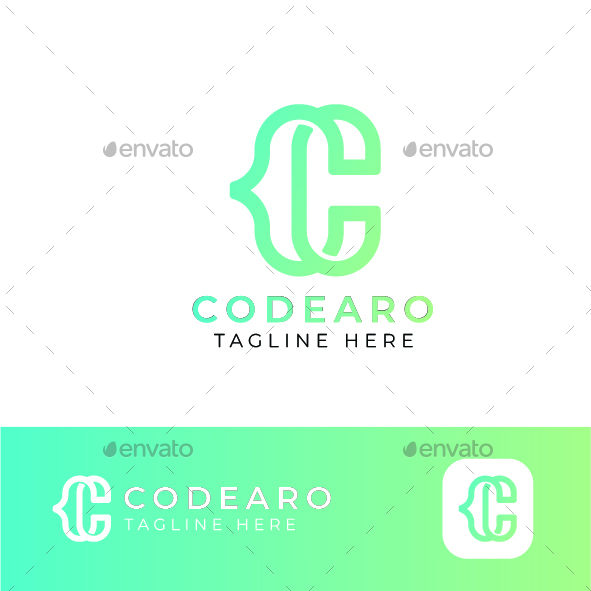 Monogram Logo Letter C – CODEARO, Logo Templates | GraphicRiver