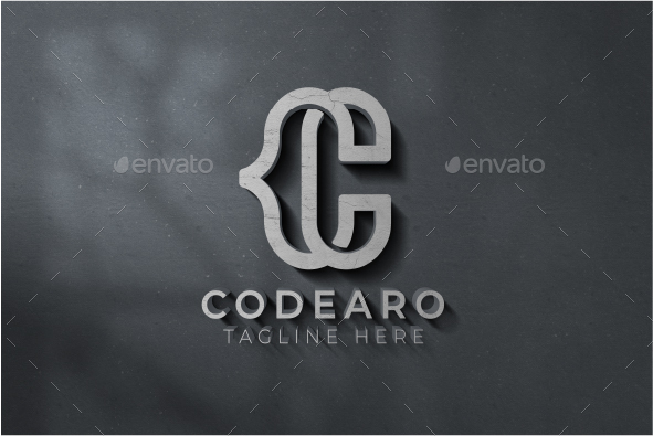 Monogram Logo Letter C – CODEARO, Logo Templates | GraphicRiver