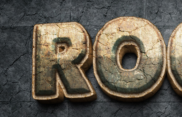 Rock 3D Realistic PSD Text Effect, Add-ons | GraphicRiver