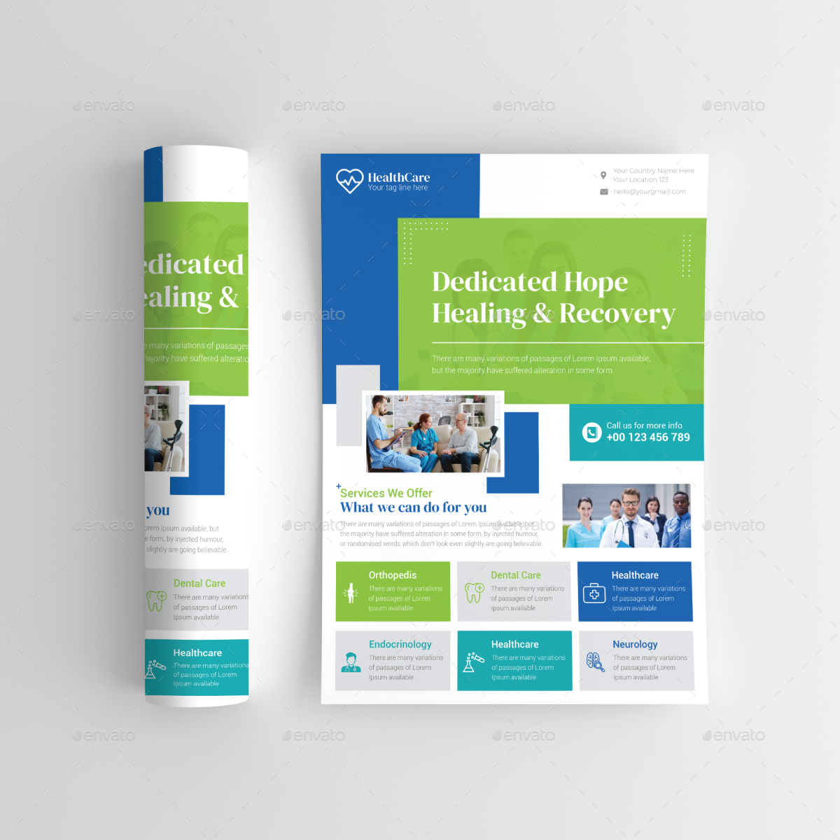 Medical Flyer Design, Print Templates | GraphicRiver