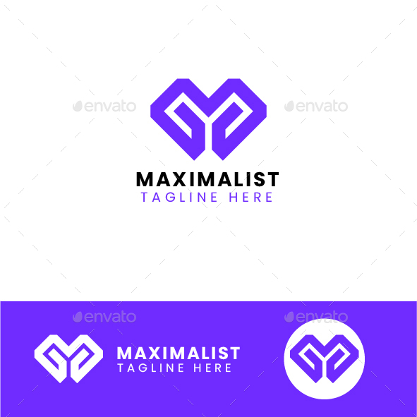 Monogram Logo Letter M – Maximalist, Logo Templates | GraphicRiver