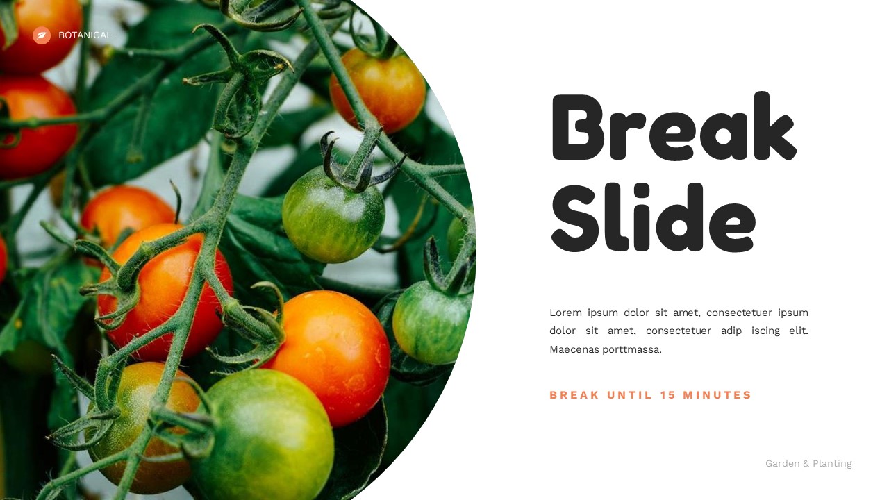 Botanical - Garden & Planting Google Slides Template, Presentation ...