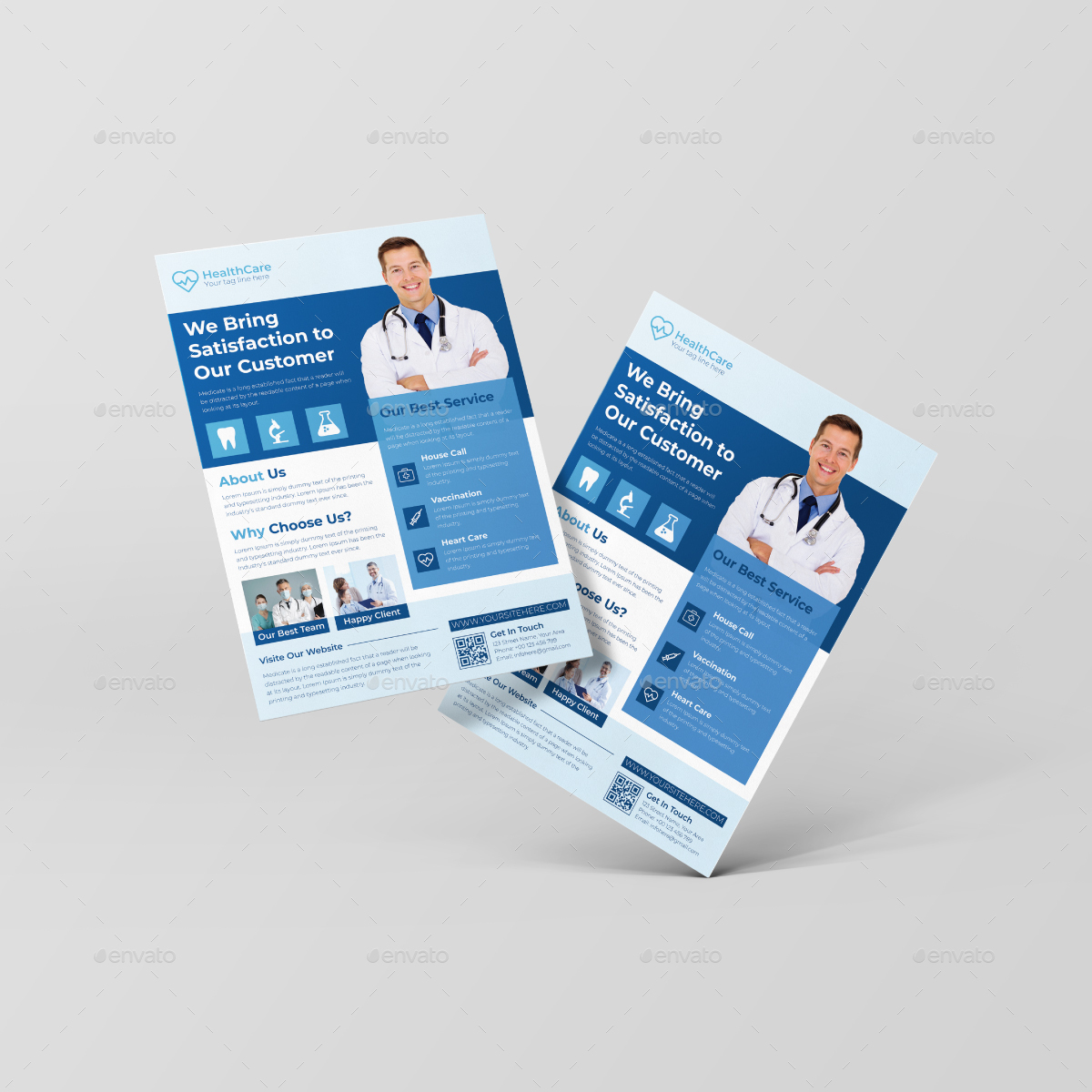 Medical Flyer Design, Print Templates | GraphicRiver